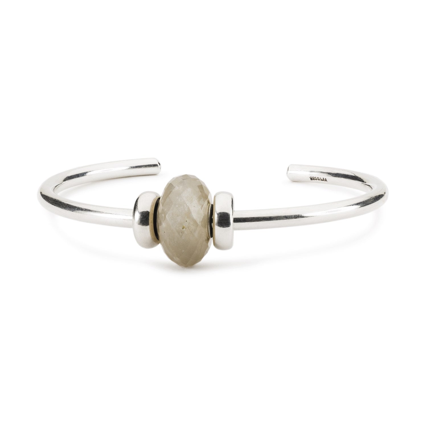 Grey Moonstone Silver Bangle – Trollbeads UK